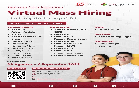 Virtual Mass Hiring Eka Hospital 2023