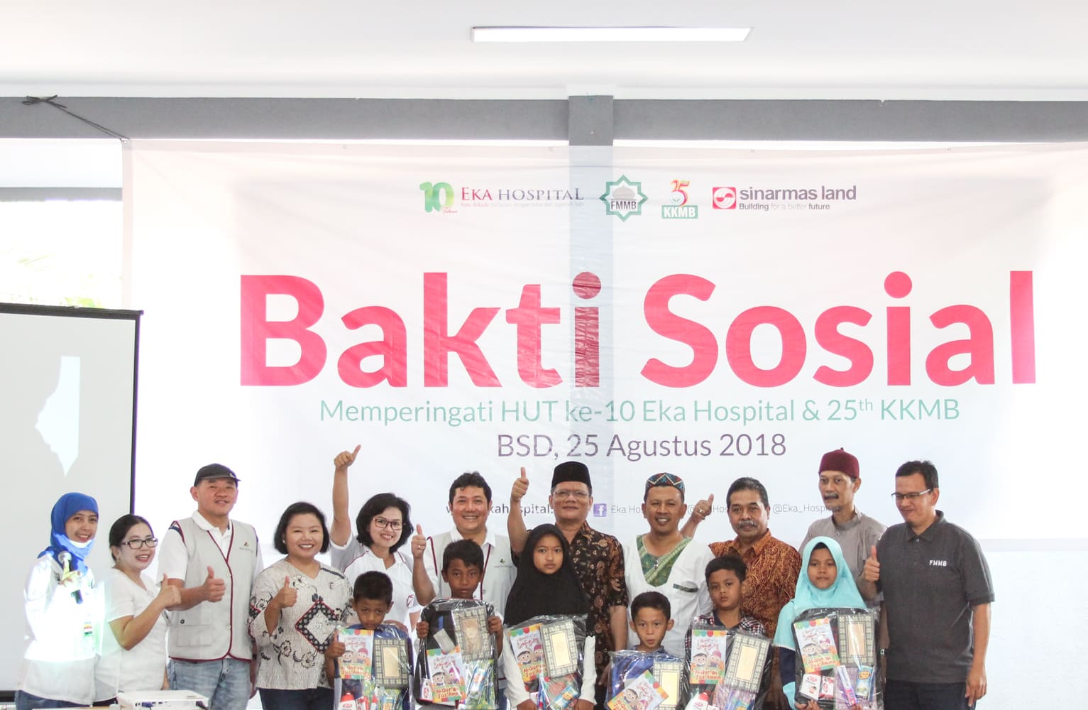 Peringati Satu Dekade, Eka Hospital Gelar Bakti Sosial Peduli Anak