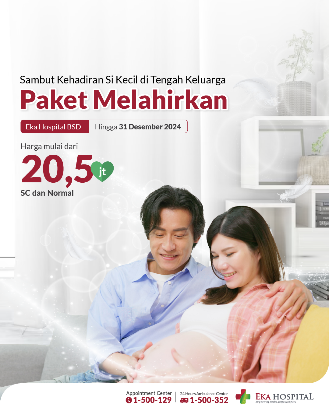 Paket Melahirkan Eka Hospital BSD Tangerang