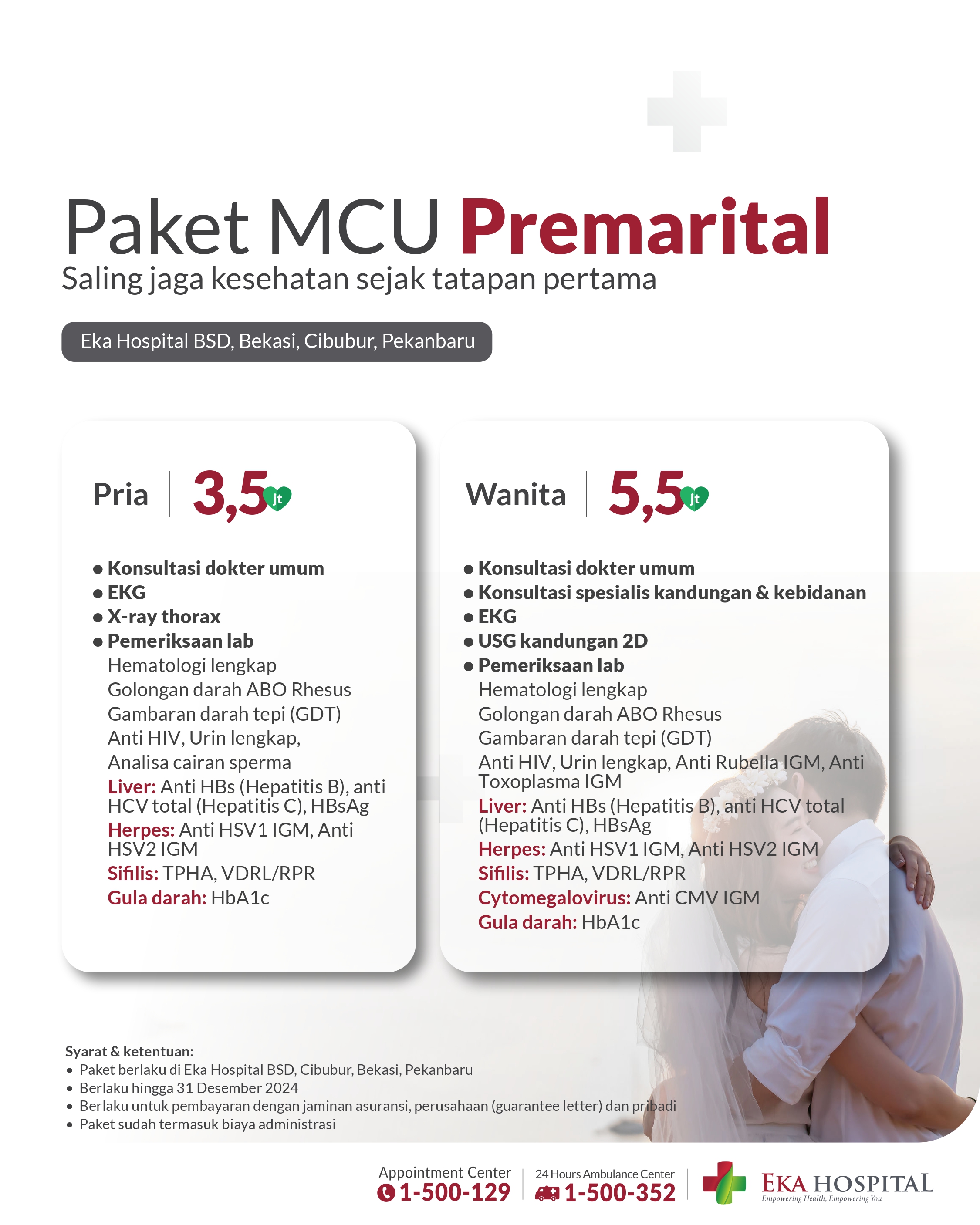 Paket Screening Kesehatan di Eka Hospital Group