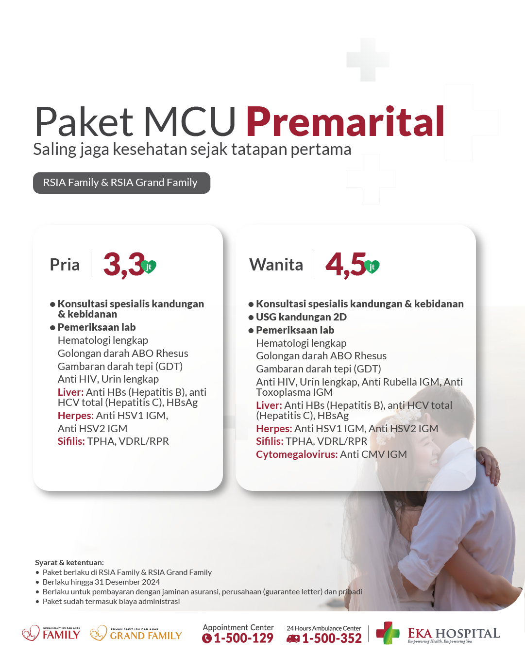Paket Screening Kesehatan di Eka Hospital Group