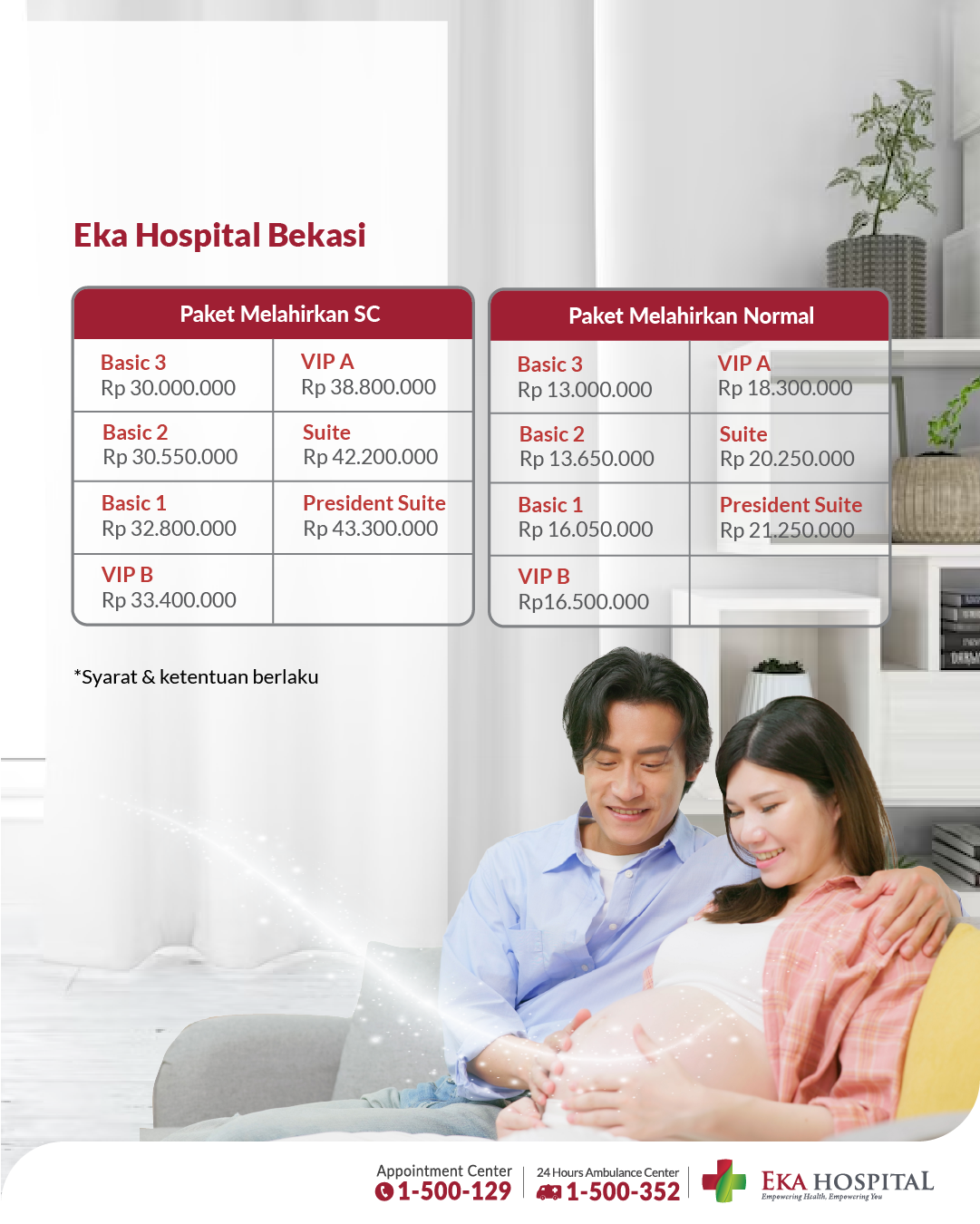 Paket Tindakan di Eka Hospital Group