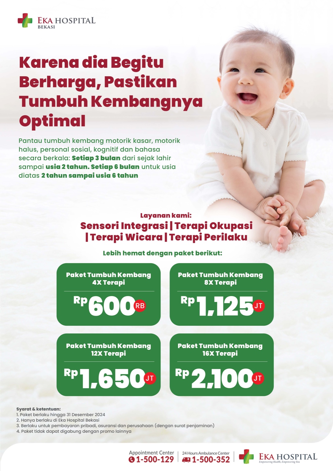 Paket Tindakan di Eka Hospital Group
