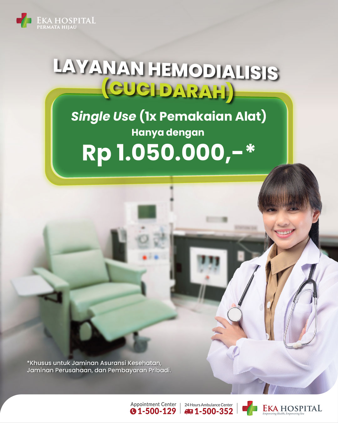 Paket Tindakan di Eka Hospital Group